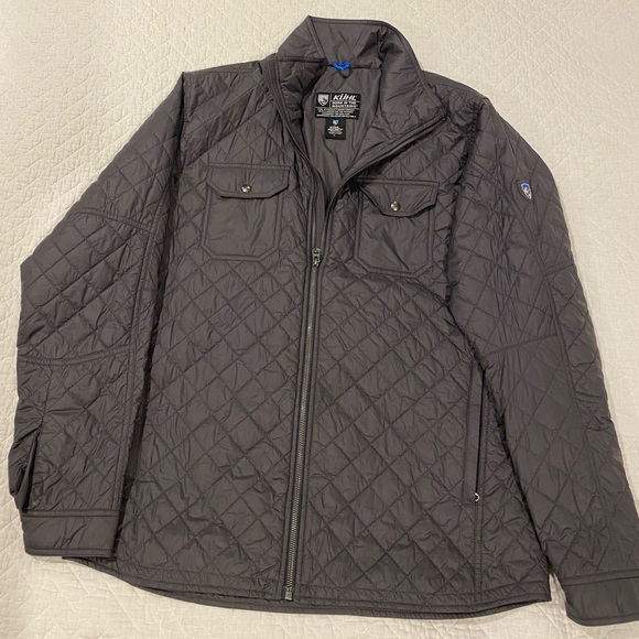 Kuhl | Jackets & Coats | Kuhl Mens Quilted Grey Jacket Large Nwot ...